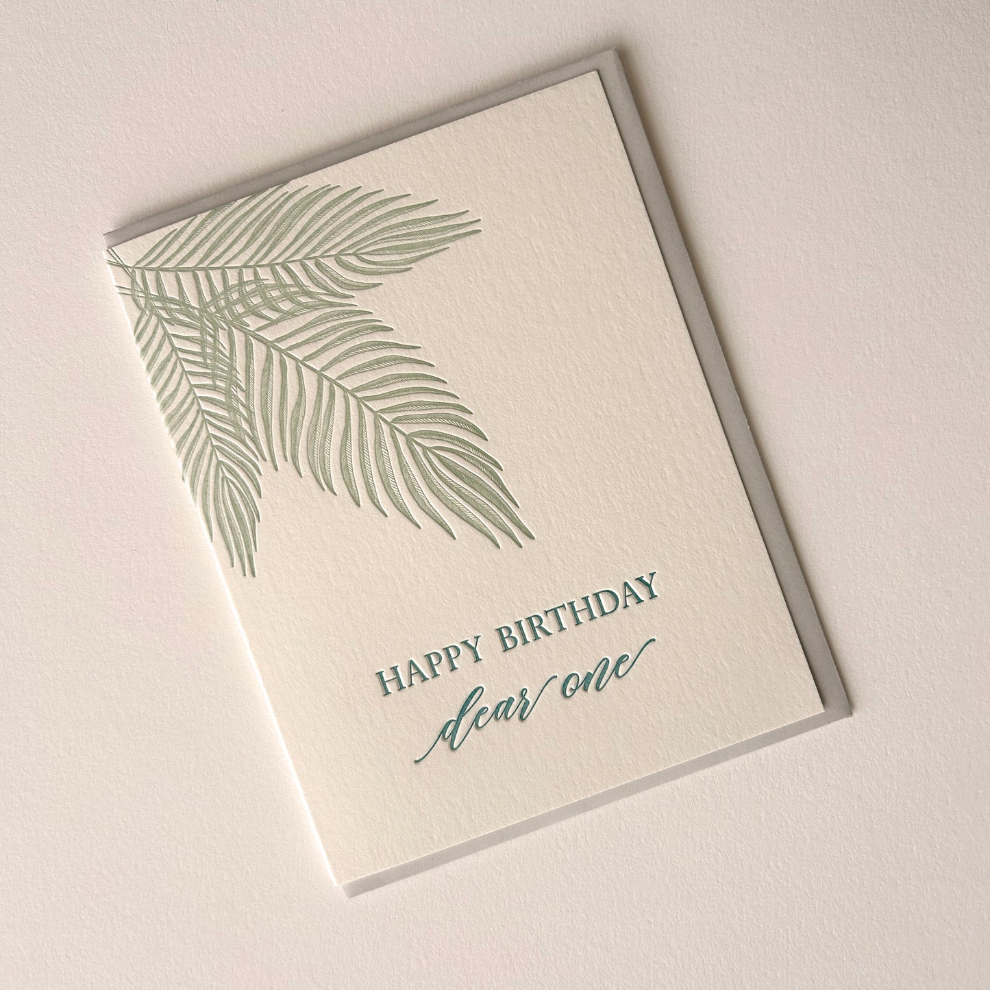 Happy Birthday Dear One Letterpress Birthday Greeting Card – Rust Belt Love