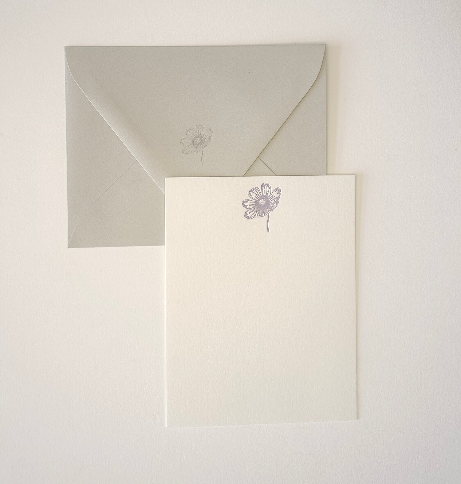 Cosmo Flat Card Letterpress Floral Pack – Rust Belt Love