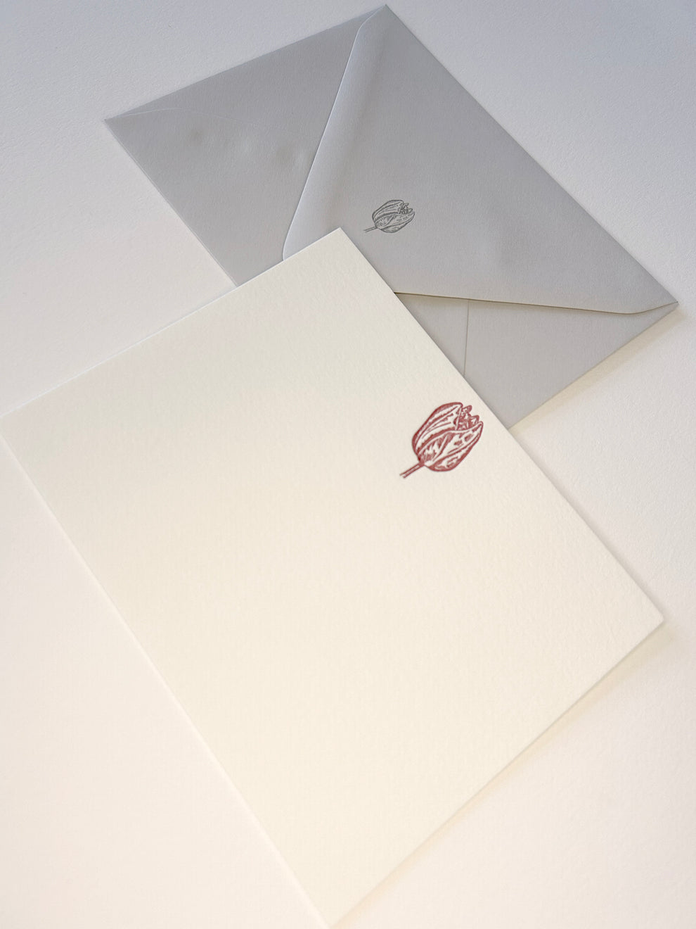 Tulip Flat Card Letterpress Floral Pack – Rust Belt Love